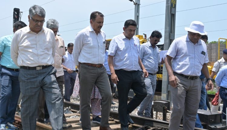 East Coast Railway (ECoR) General Manager, Mr Manoj Sharma, inspected ...