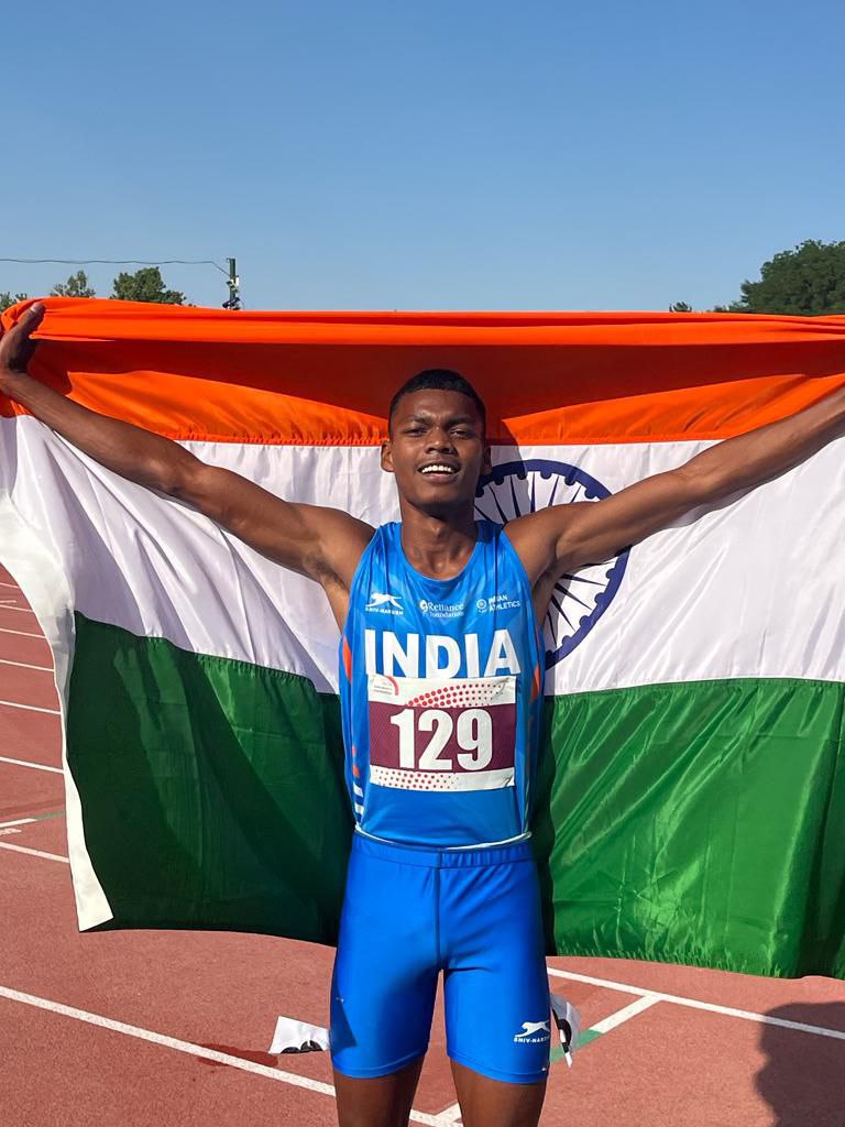 Bapi Hansda clinched silver medal in the 400m hurdles at the ongoing ...