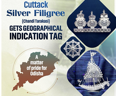 Silver Filigree in Cuttack has been granted the prestigious ...